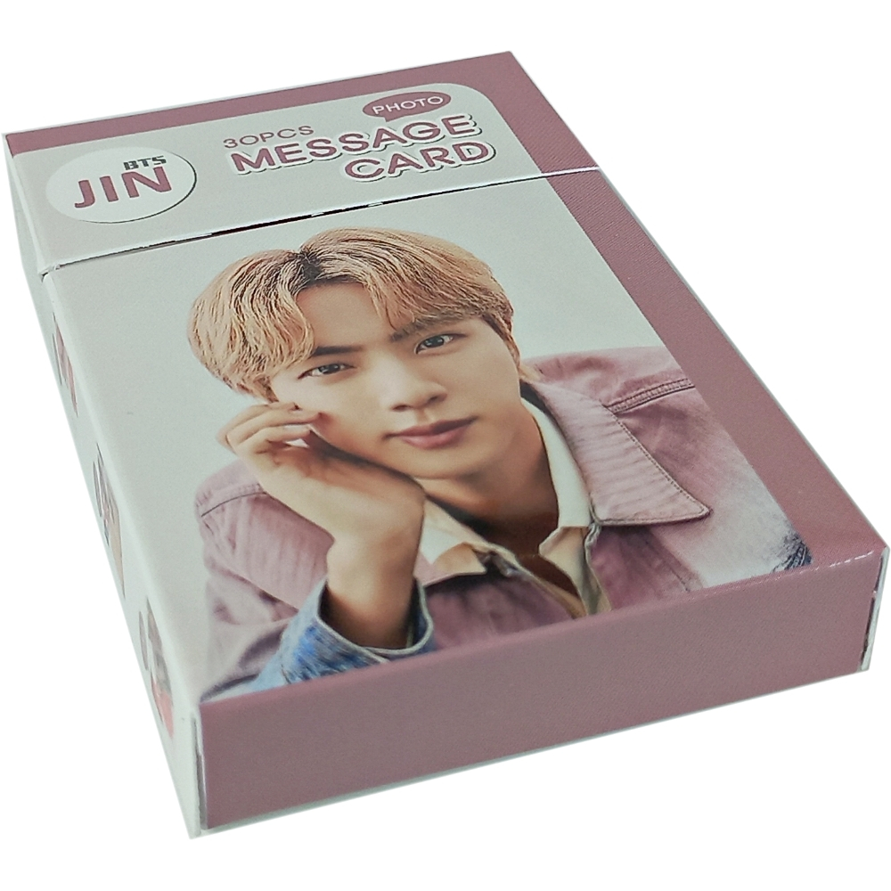 K-POP BTS(JIN) Message Photocards Set 30pcs | Shopee Philippines