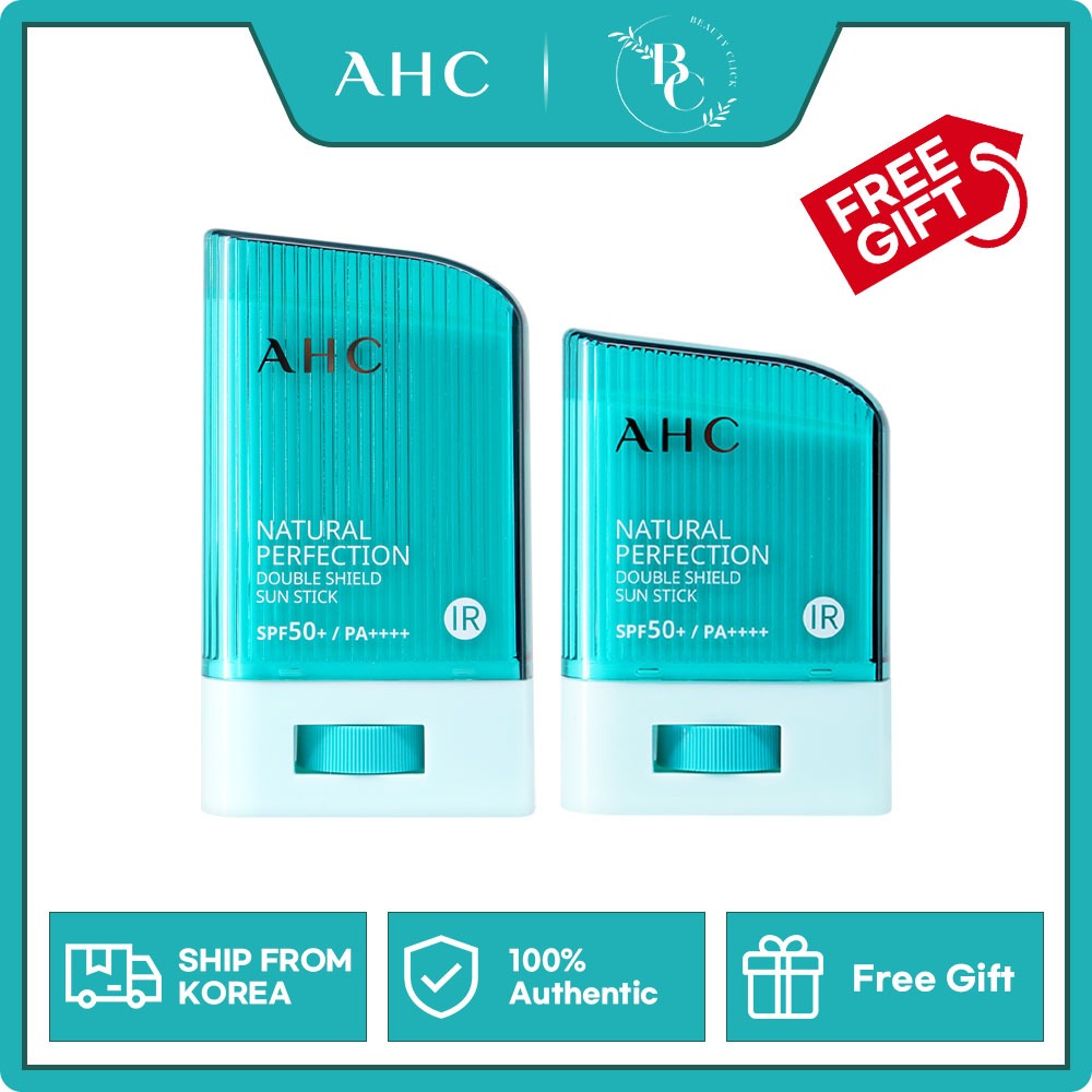 [AHC] Natural Perfection Double Shield Sun Stick SPF50+ 14g, 22g | Shopee Philippines