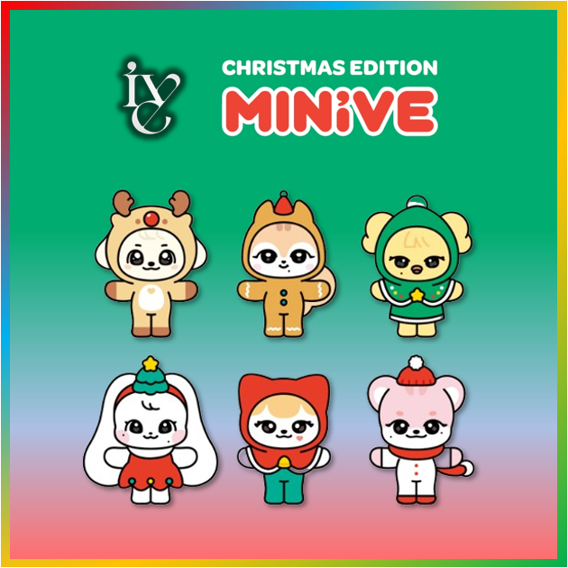 IVE MINIVE Christmas Edition Plush Doll Photo Card | Shopee Philippines