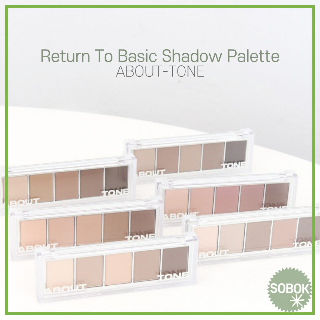 [ABOUT-TONE] Return To Basic Shadow Palette 6Color | Shopee Philippines