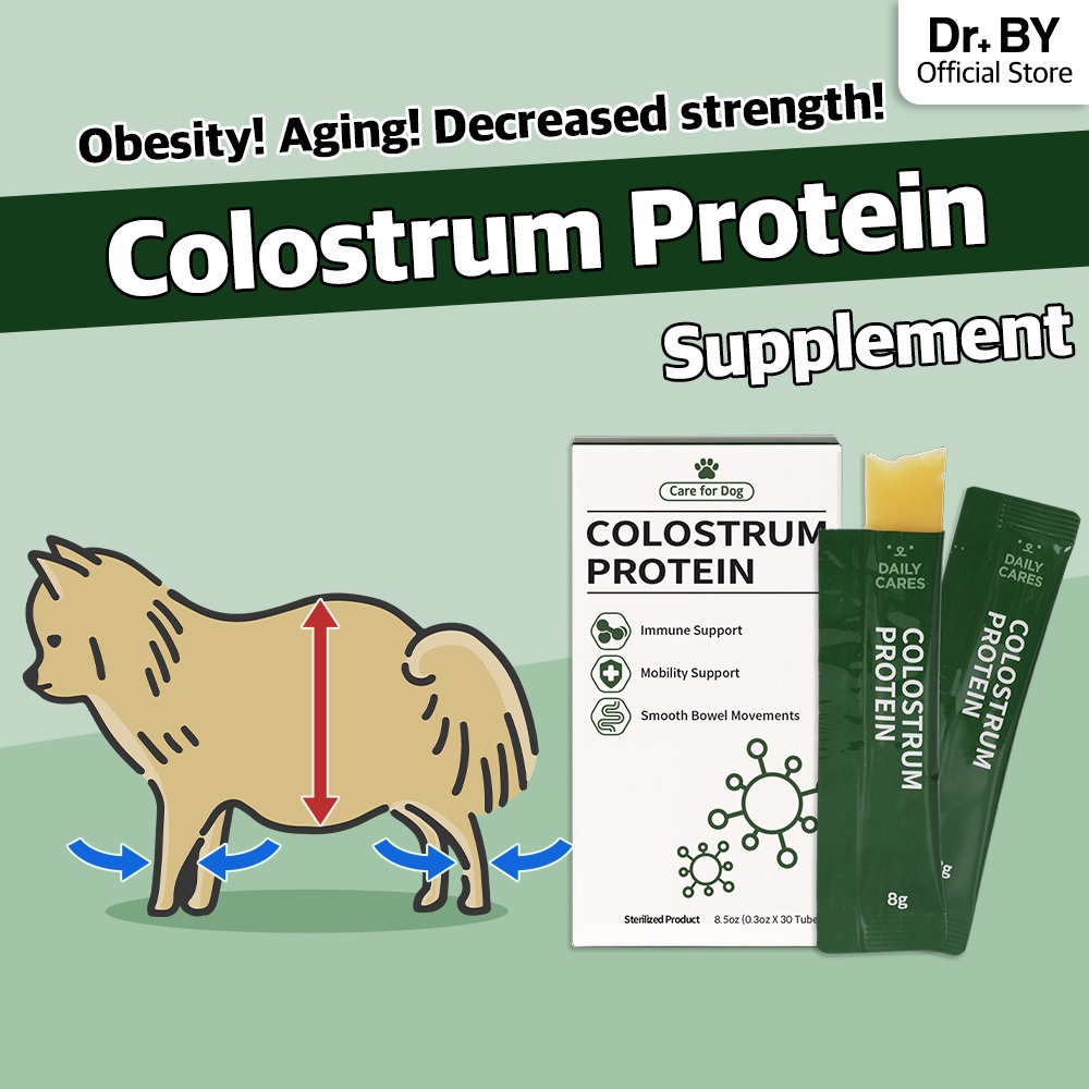 [Doctor By COLOSTRUM PROTEIN] Dog Muscle and Immunity care (30sticks ...