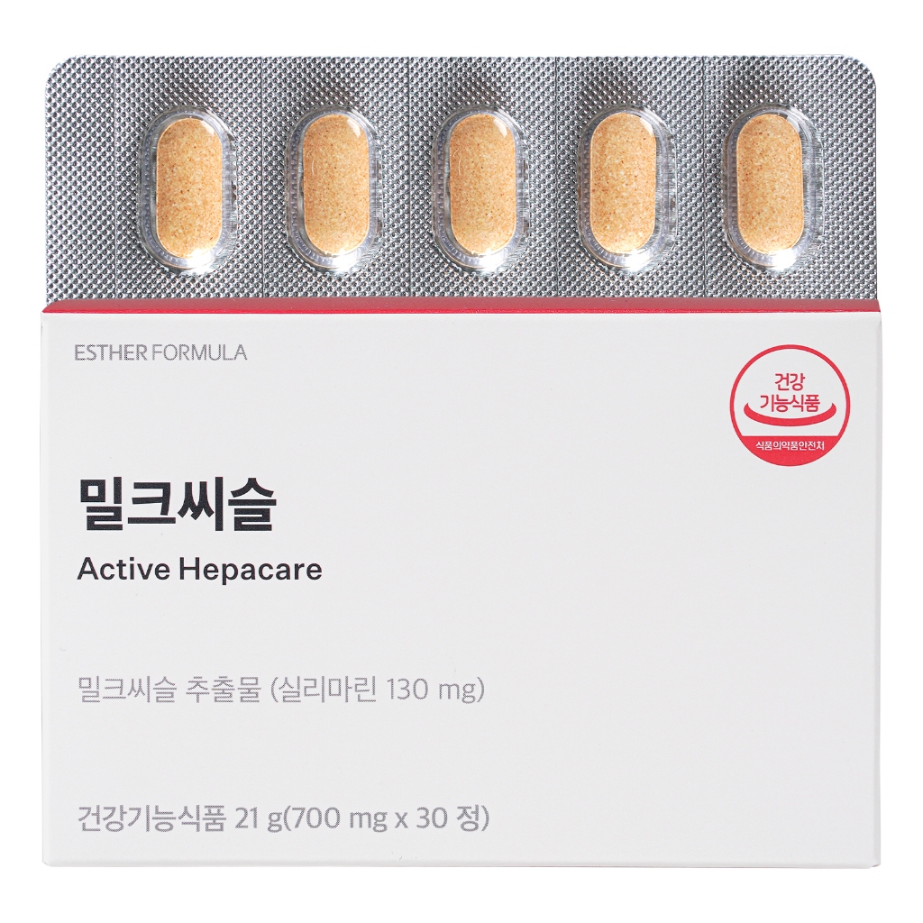 Esther Formula Milk Thistle 700mg 30 Tablets Liver Healthy Care Korean