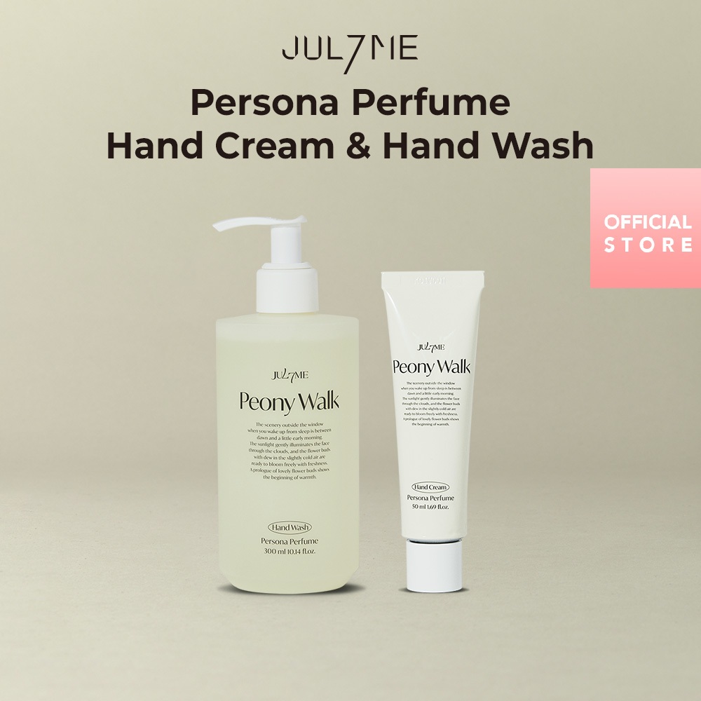 Julyme Persona Perfume Hand Care Line: Hand Wash 300ml, Hand Cream 50ml ...