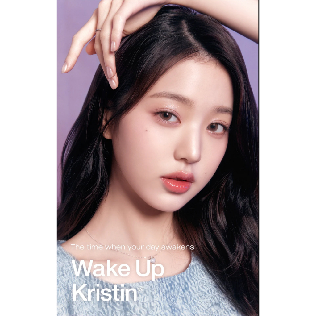 [Hapa Kristin] Wake Up Kristin #Dawn Brown(1Day,10P), #Pale Gray(1Month,2P) Contact lens (Photo ...