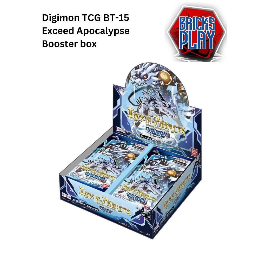 Digimon TCG: BT-15 Exceed Apocalypse booster box (Japanese) | Shopee ...