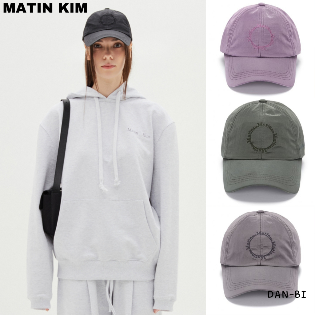 [MATIN KIM] CRISP LOGO BALL CAP - 4COLOR / UNISEX / 100% ORIGINAL ...