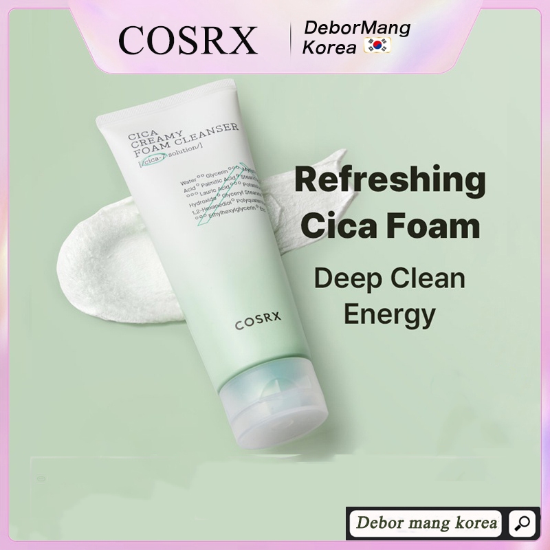 COSRX Cica Creamy Foam Cleanser 150ml 20ml | Shopee Philippines