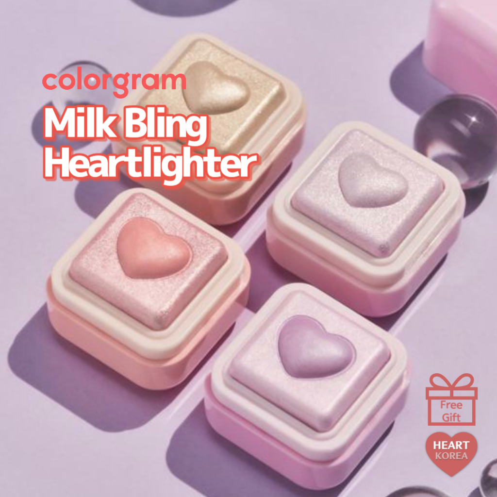 colorgram Milk Bling Heartlighter / highlighter glitter shadow | Shopee ...