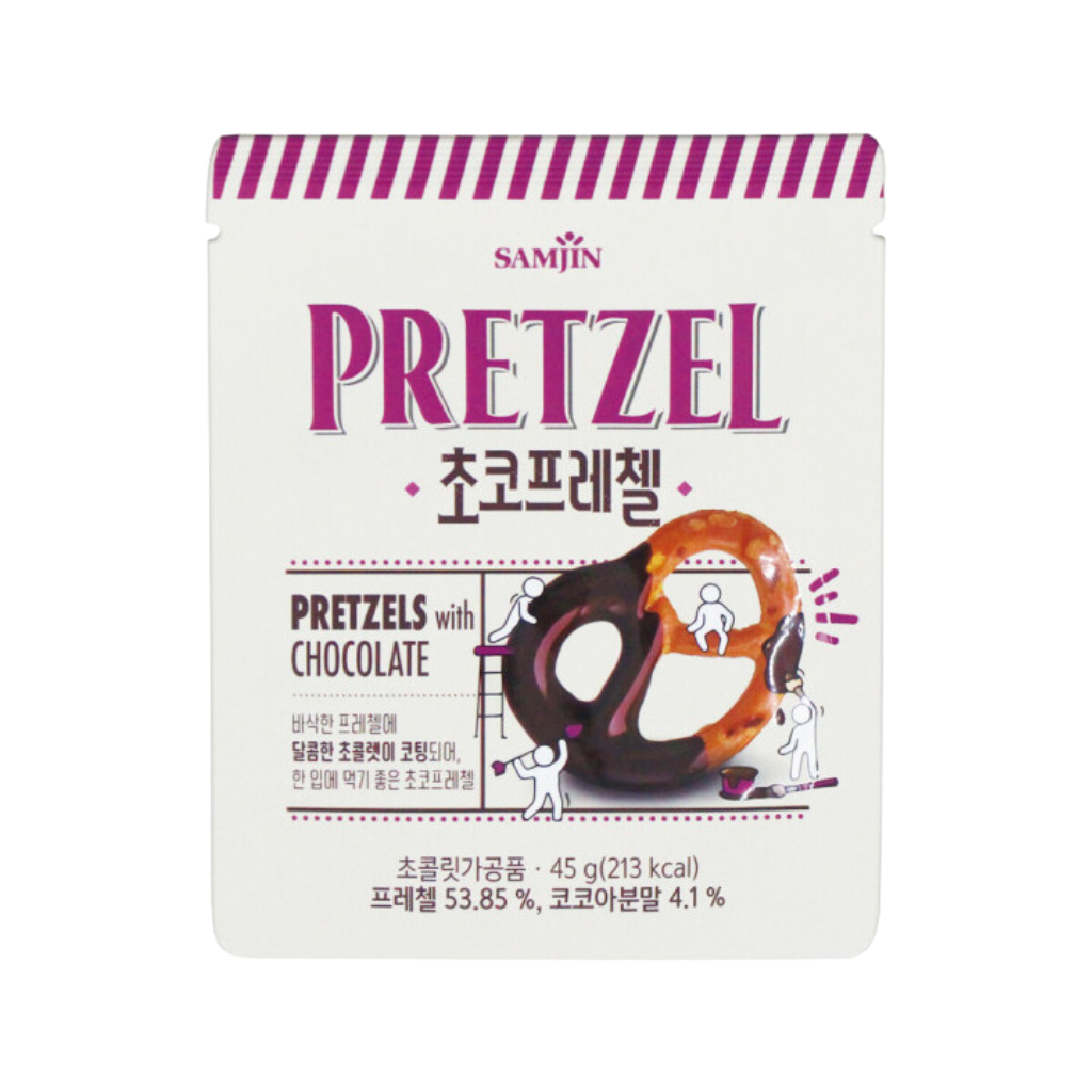 Korean Snacks Samjin Mini Pretzel 70g Collection /Stir Fried Seafood ...
