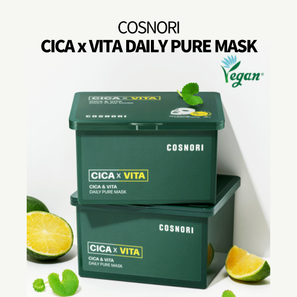 COSNORI Cica & Vita Daily Pure Mask Packs 30Sheets | Shopee Philippines