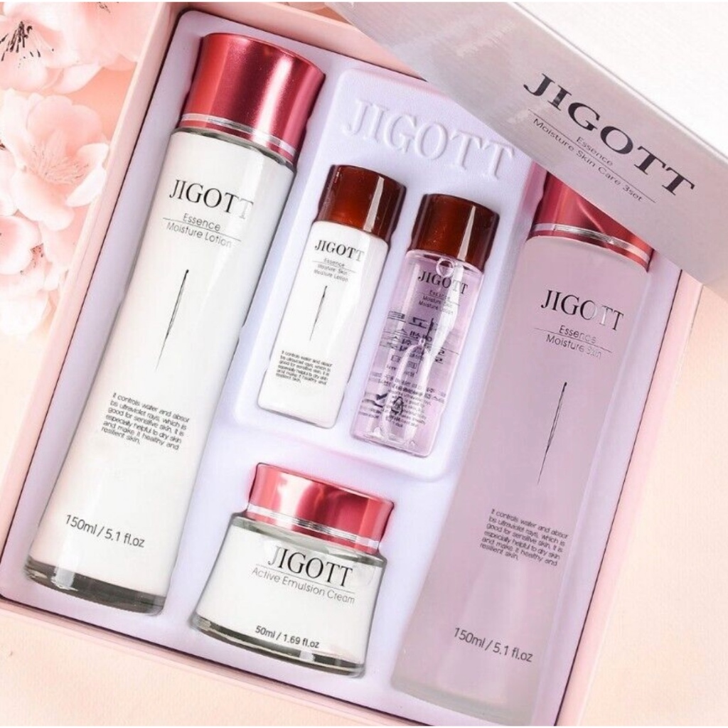 Jigott Essence Moisture Skin Care 3Set | Shopee Philippines