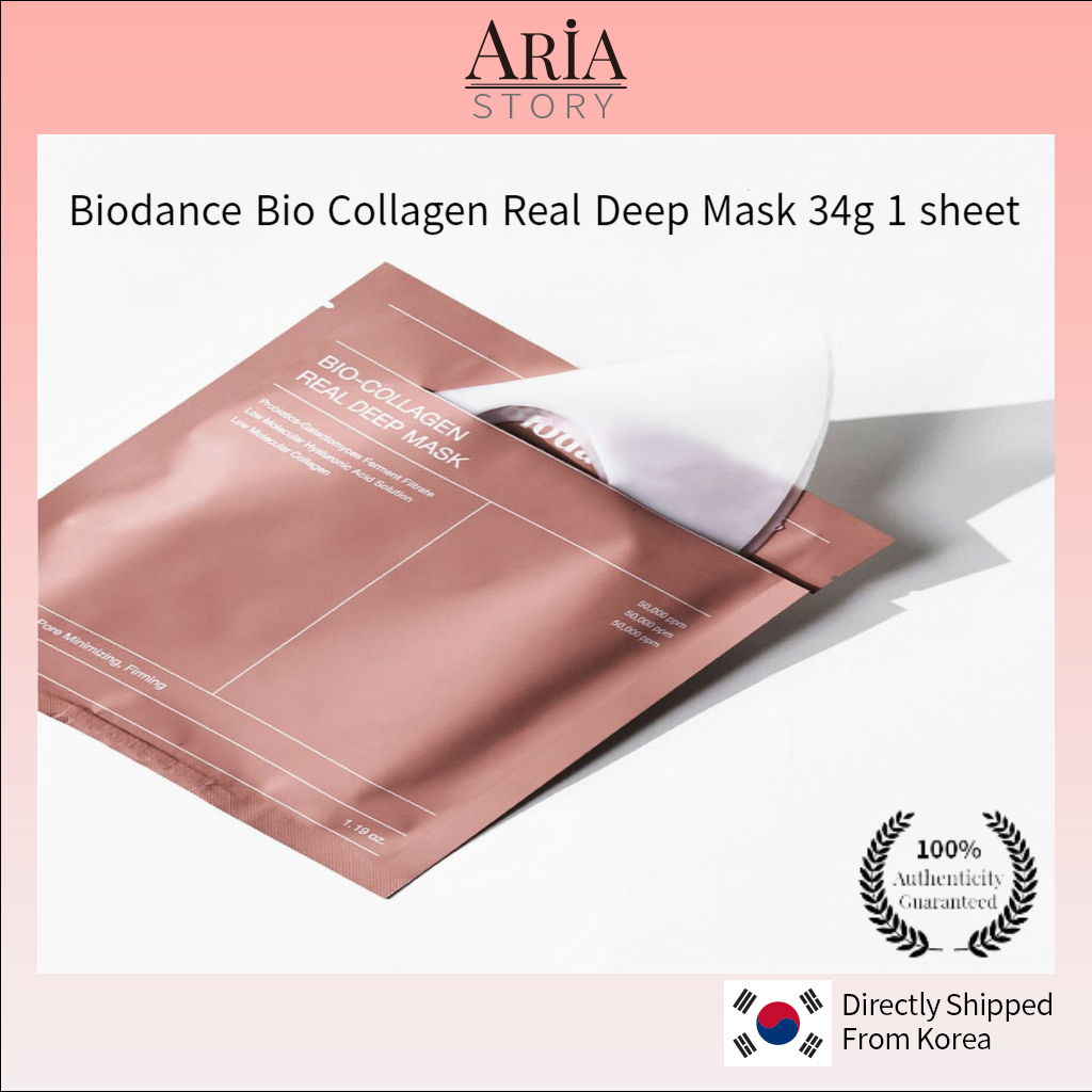 Biodance Bio Collagen Real Deep Mask 34g 1 sheet | Shopee Philippines