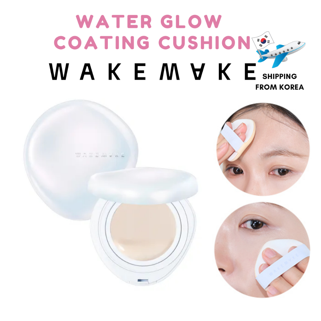 WAKEMAKE Water Glow Coating Cushion 4 colors (+Free 2 refills) | Shopee ...