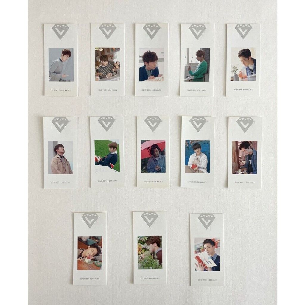 SEVENTEEN 1st Album Love &Letter Pretty U Photocard Photo Bookmark ...