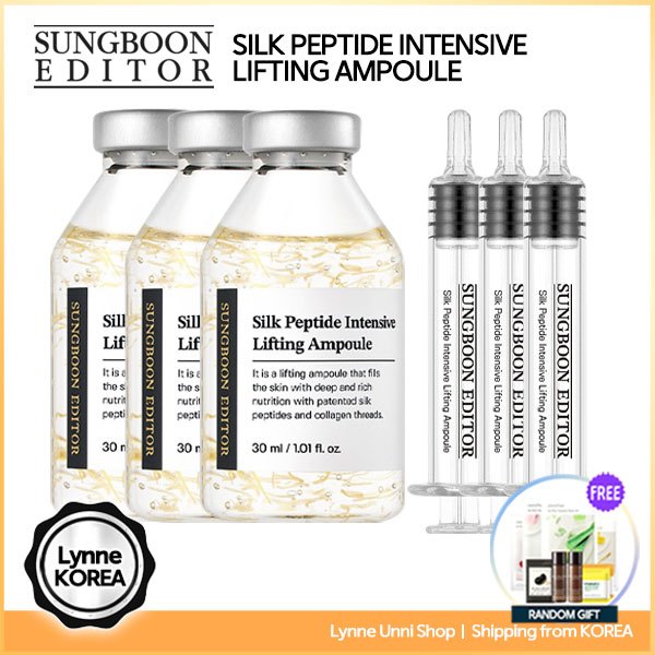 [1/3P] SUNGBOON EDITOR Peptide Silk Ampoule / Lifting Serum 35ml | Shopee Philippines