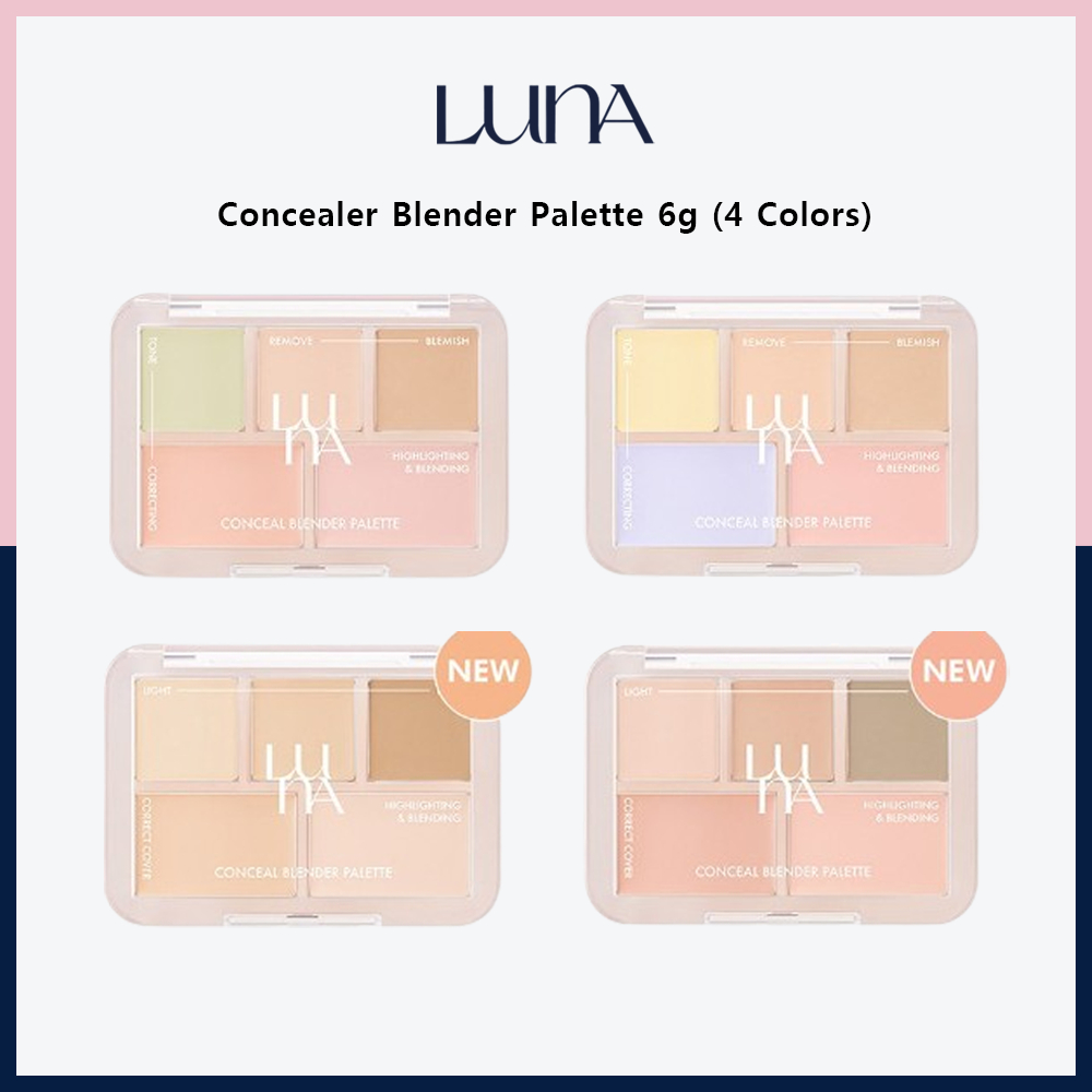 LUNA Concealer Blender Palette 6g, 1ea (4 Colors) | Shopee Philippines