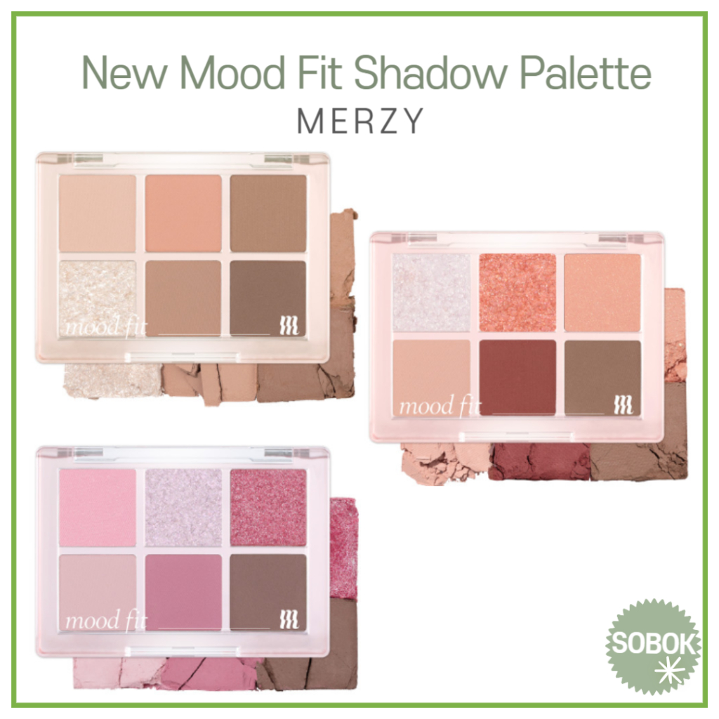 [MERZY] New Mood Fit Shadow Palette 3 colors Eyeshadow Eye palette ...