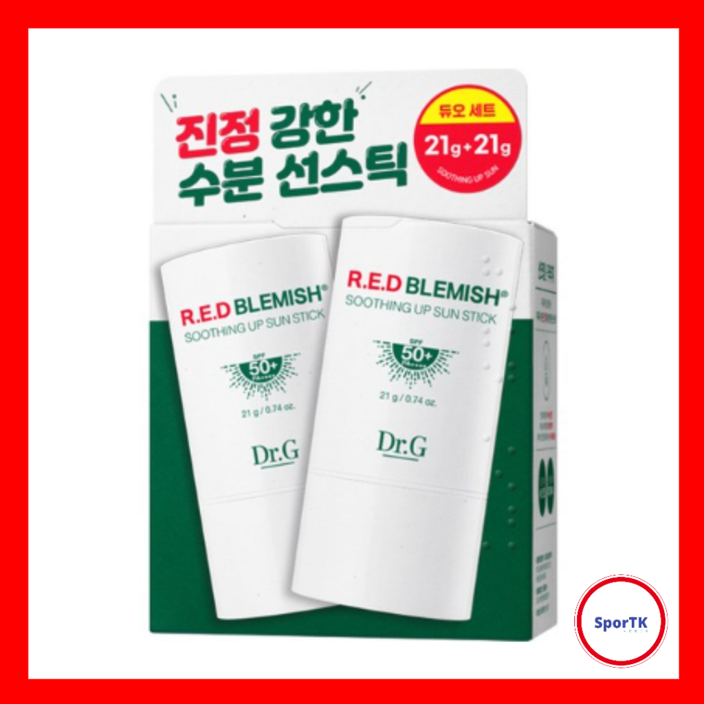 DR.G Red Blemish Soothing Up Sun Stick 21g x 2ea SPF50 / Sunscreen ...