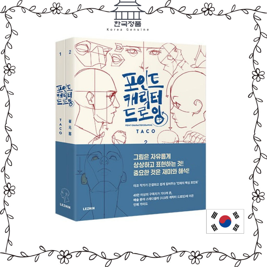 Point Character Drawing 1 (2 Books), Drawing Tutorial Book, Taco ...