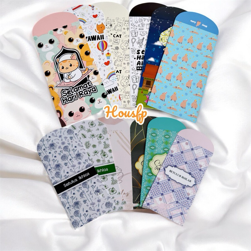 2025 Raya Cover Sincerely 10pcs/set Happy Hari Raya Aidilfitri Viral ...