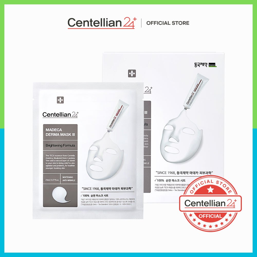 [Centellian24] Madeca Derma Mask Pack Ⅲ Brightening Formula 1BOX- 10pcs ...