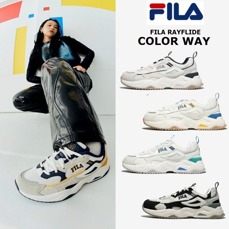 【FILA Korea】 FILA Unisex RayFlide 3 Colors Sneakers (Size-mm) | Shopee ...