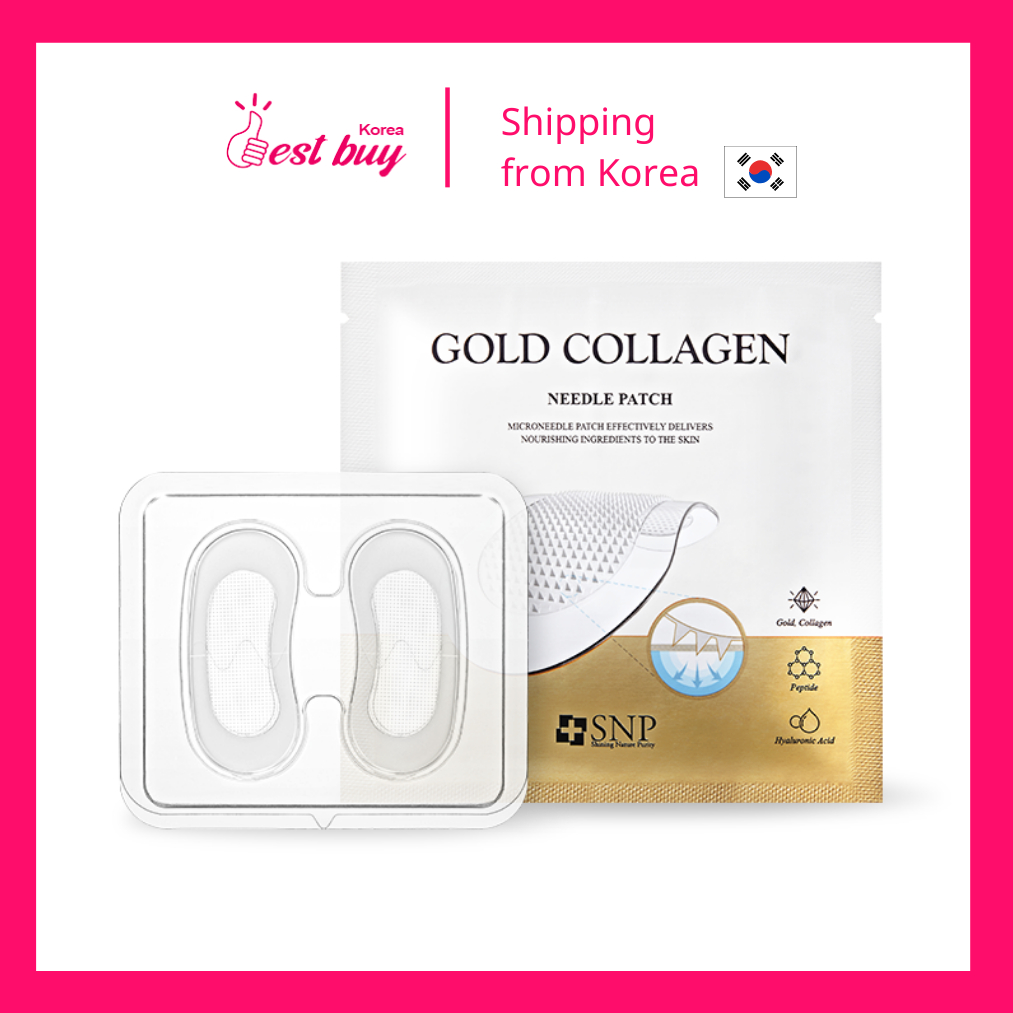 SNP Gold Collagen Needle Patch (2 patches x 4p) | Shopee Philippines