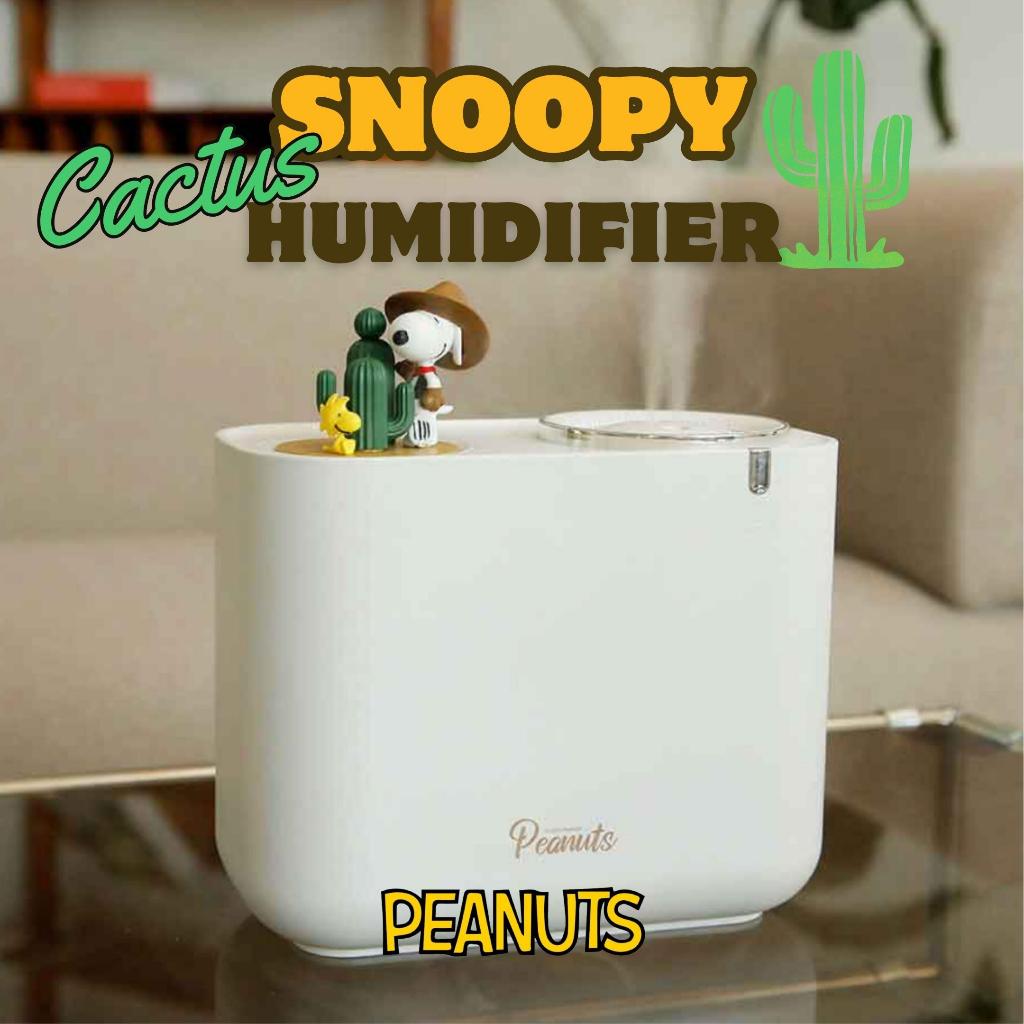 ♥from KOREA♥ PEANUTS, Snoopy Cactus Mood Lamp Humidifier(3L) | Shopee ...
