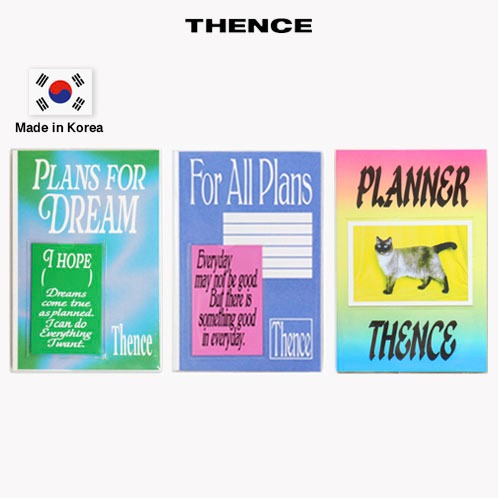 [THENCE] Planner Diary Notebook Notepad Memo Cute Planner, For all plan ...