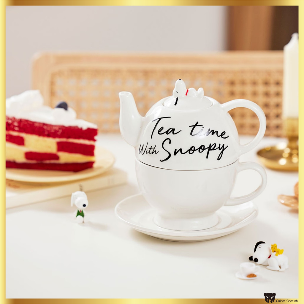 BO CUISINE Snoopy Ceramic Stackable Teapot Set | Shopee Philippines
