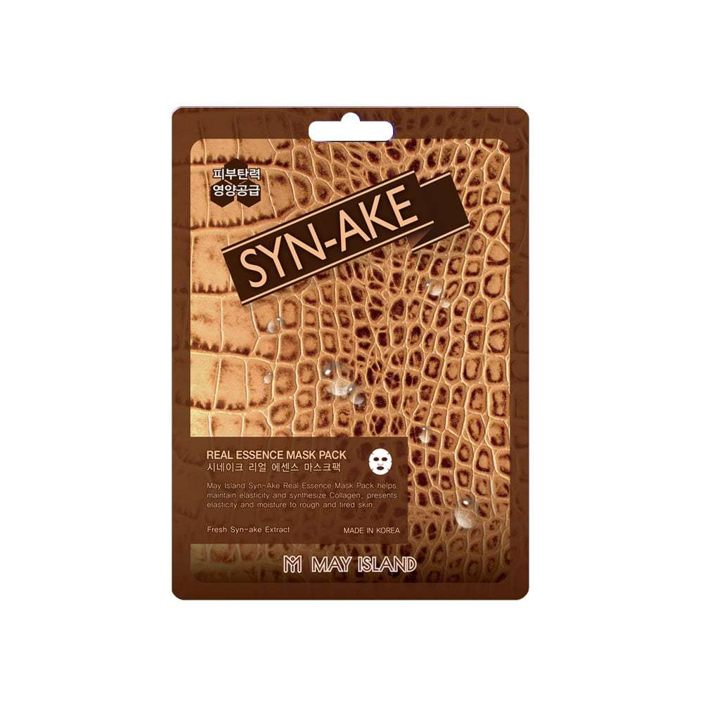 MAY ISLAND Syn-Ake Real Essence Mask Pack (10 Sheets) | Shopee Philippines