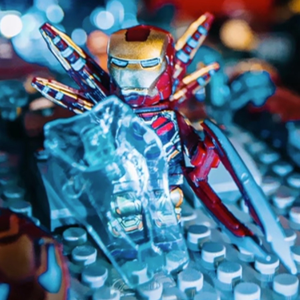 Lego Custom Minifigure Iron Man Couple Set Iron Man Mark 85 Rescue ...