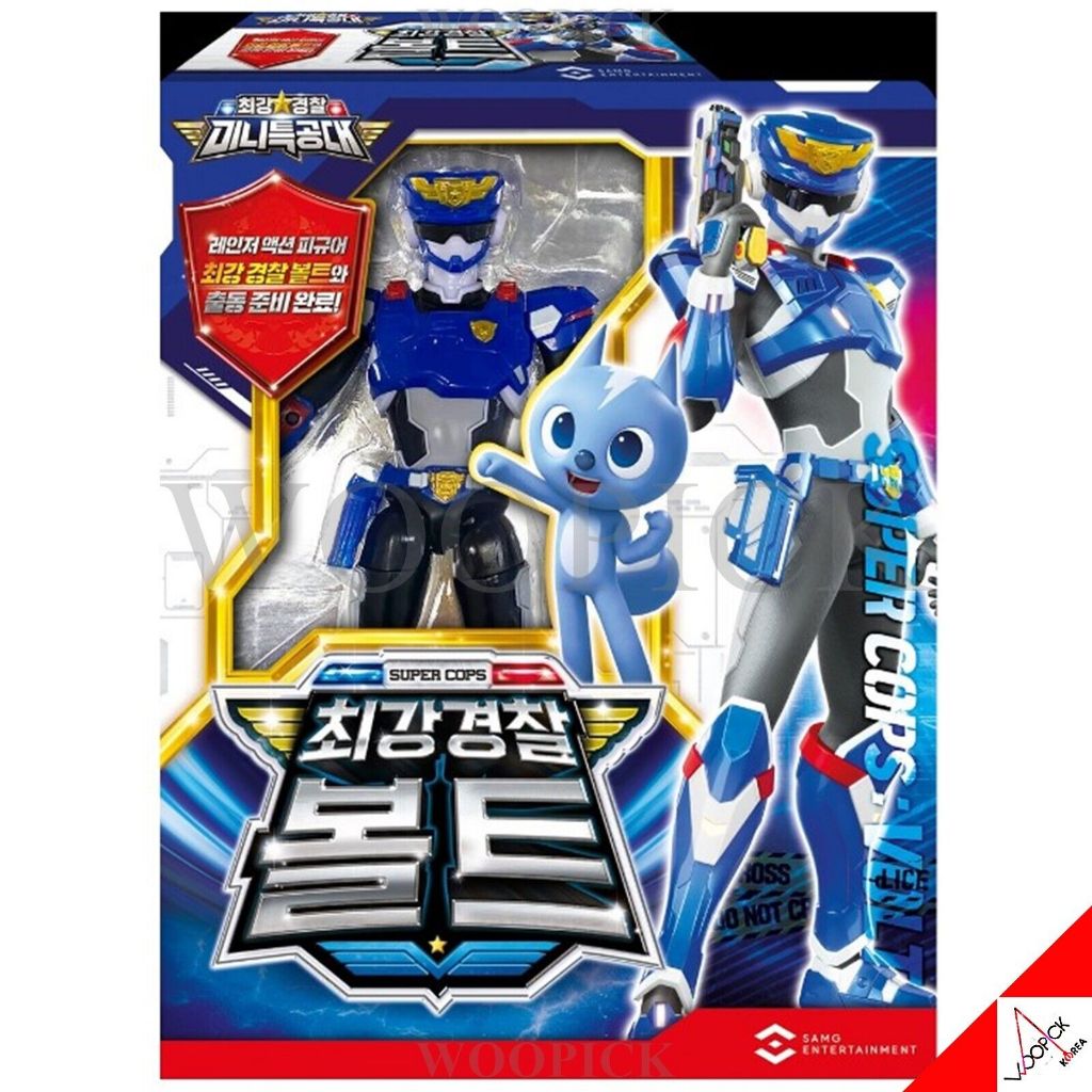 Miniforce Super Cops VOLT Blue Police Ranger Bolt Mini Force Action ...