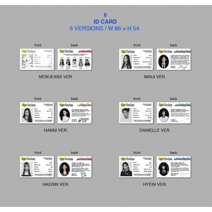 NewJeans Bluebook ID CARD | Shopee Philippines