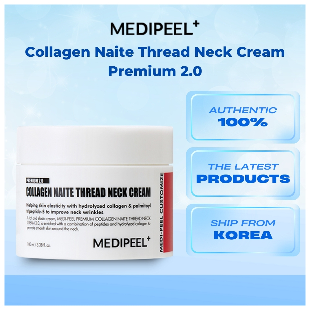 Medipeel Premium Collagen Neck Cream 2.0 - Naite Thread, Anti-Aging ...