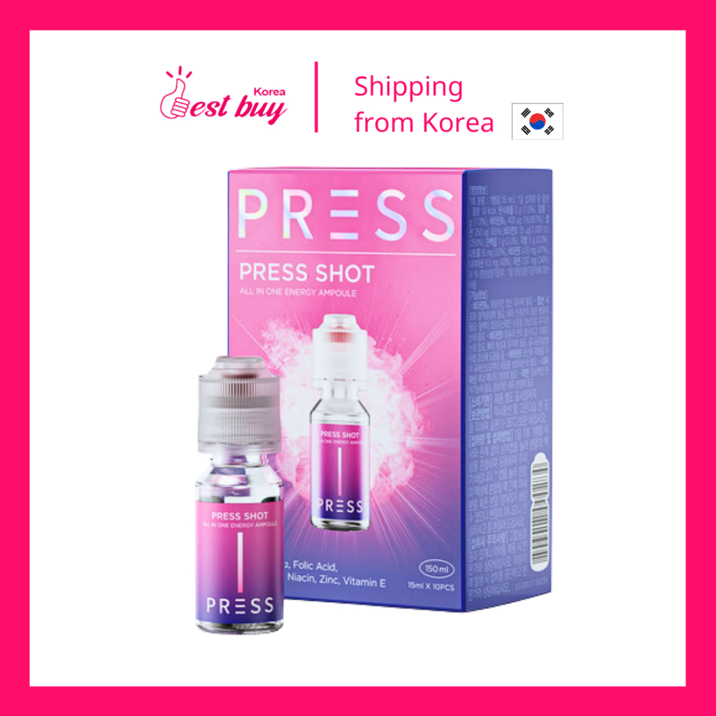 Press Shot All-in-One Total Nutrition Ampoule (10 Days' Supply ...
