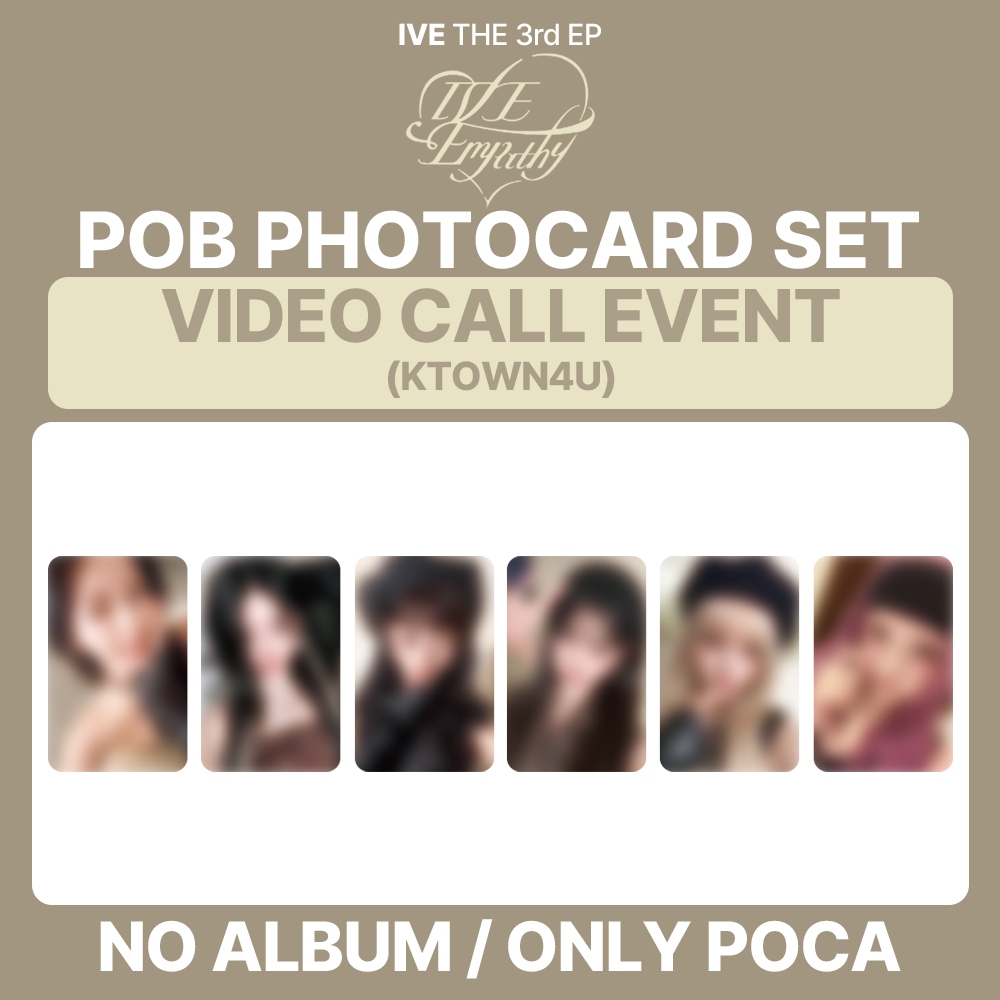 [KTOWN4U] IVE The 3rd EP 'IVE EMPATHY' FAN SIGN EVENT POB PHOTOCARD SET | Shopee Philippines