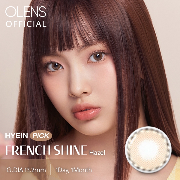 OLENS Official NewJeans Pick French Shine 1Day Hazel 10P Contact Lens ...