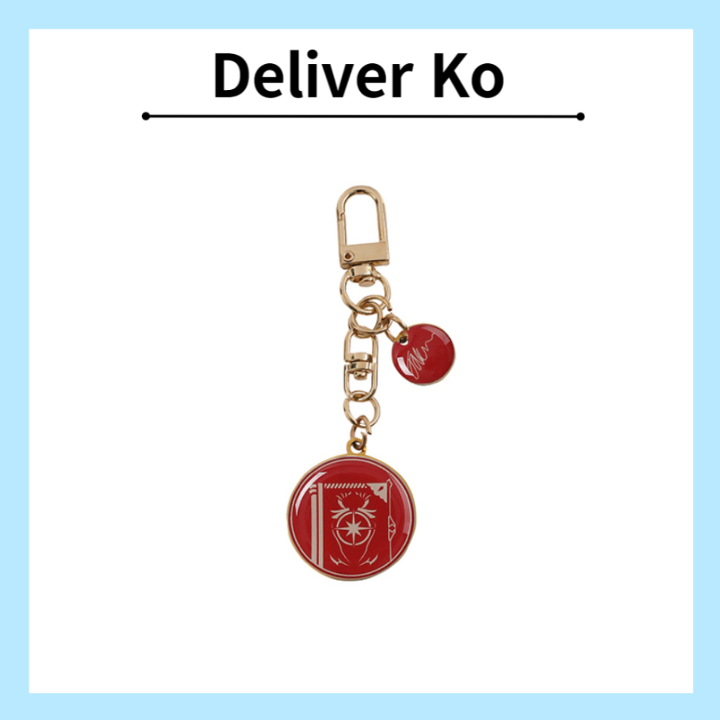 [Official goods] SKTelecom T1 Faker logo keyring / keychain (Red ...