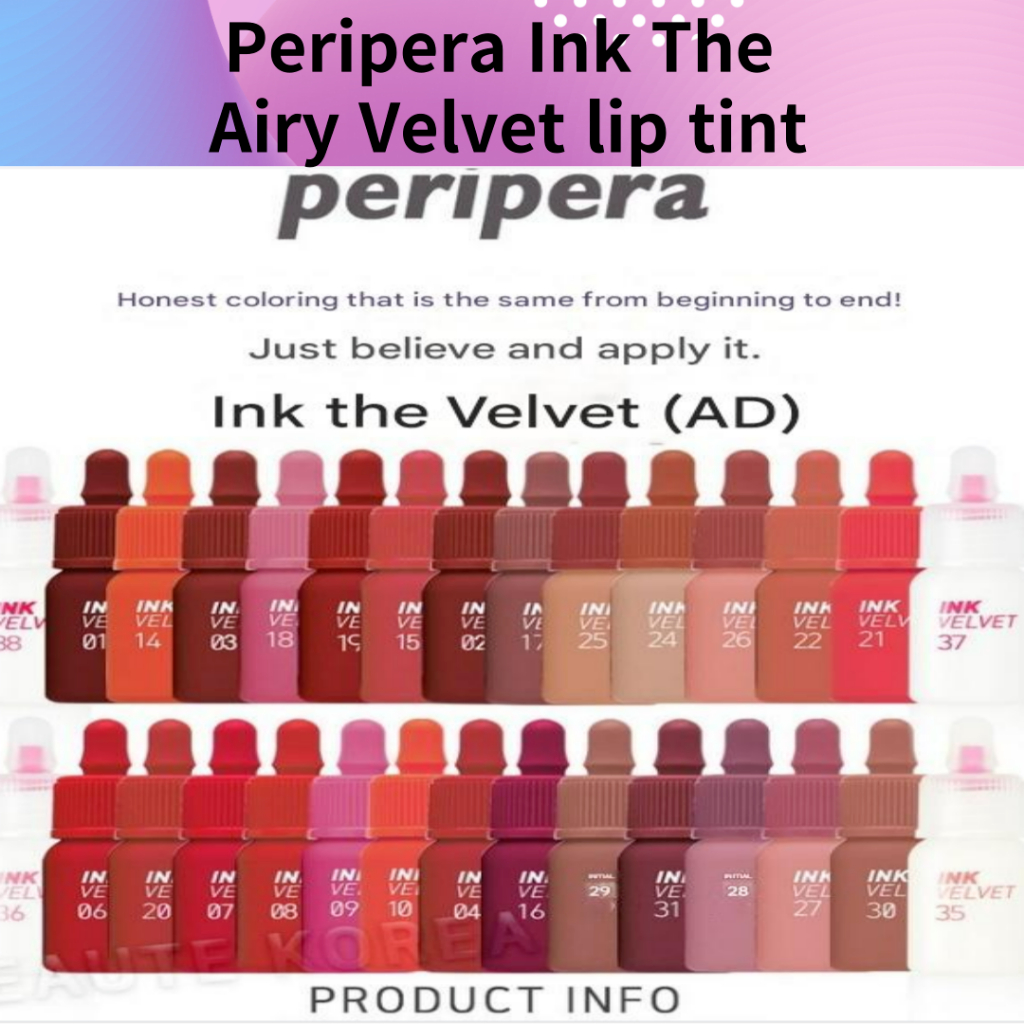 Peripera Ink The Airy Velvet lip tint (100% authentic product from ...