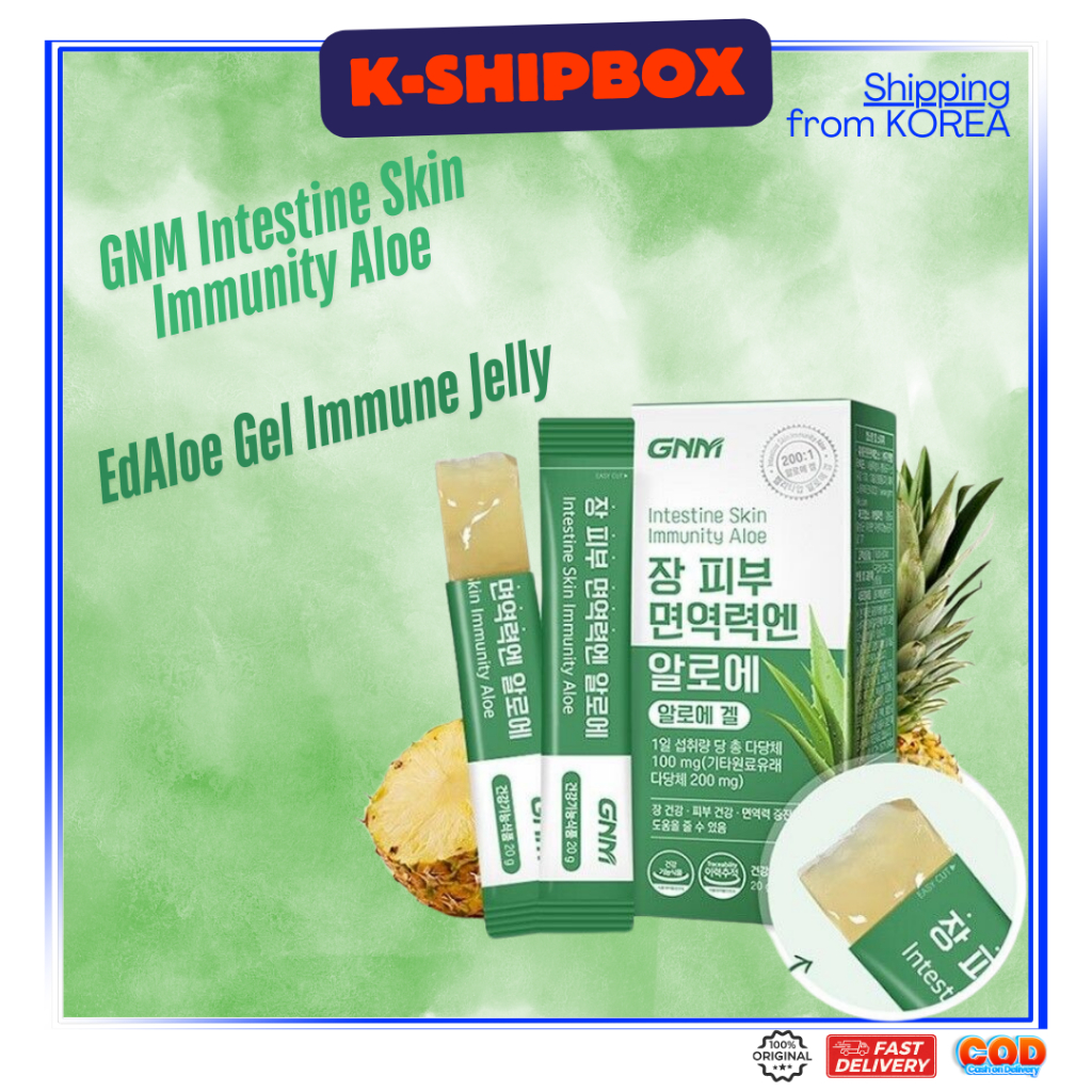 GNM Intestine Skin Immunity Aloe / EdAloe Gel Immune Jelly Stick (15 ...