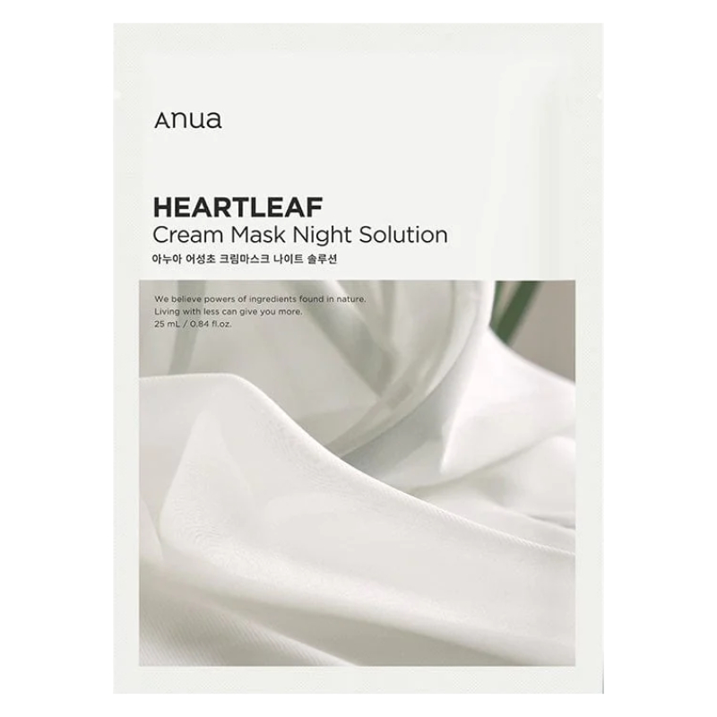 Anua Heartleaf Cream Mask Night Solution Set (10 masks) | Shopee ...