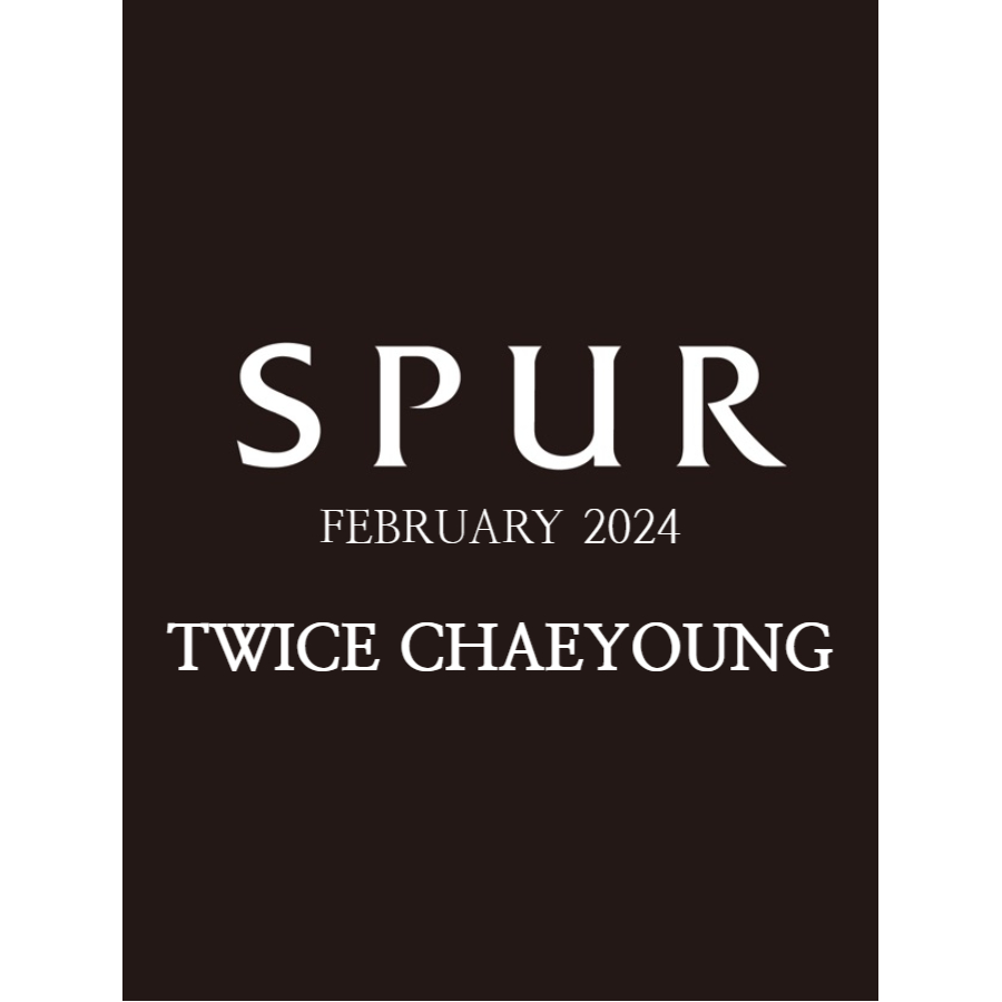 SPUR Japan February 2024 TWICE CHAEYOUNG, Japanese Magazine | Shopee ...