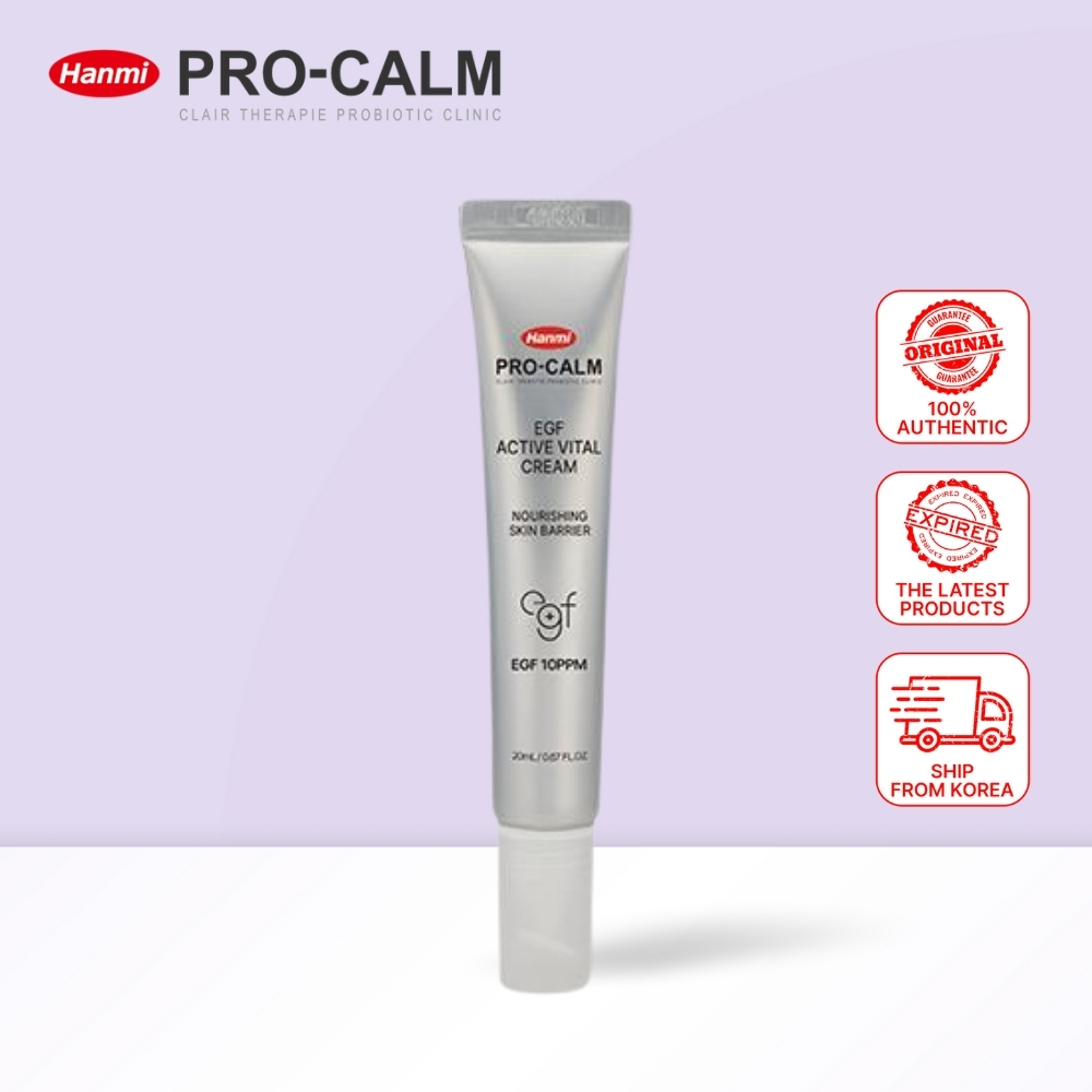 Hanmi Procalm EGF Cream 20ml | Intensive Skin Repair & Anti-Aging | Korean Skincare Moisturizer ...