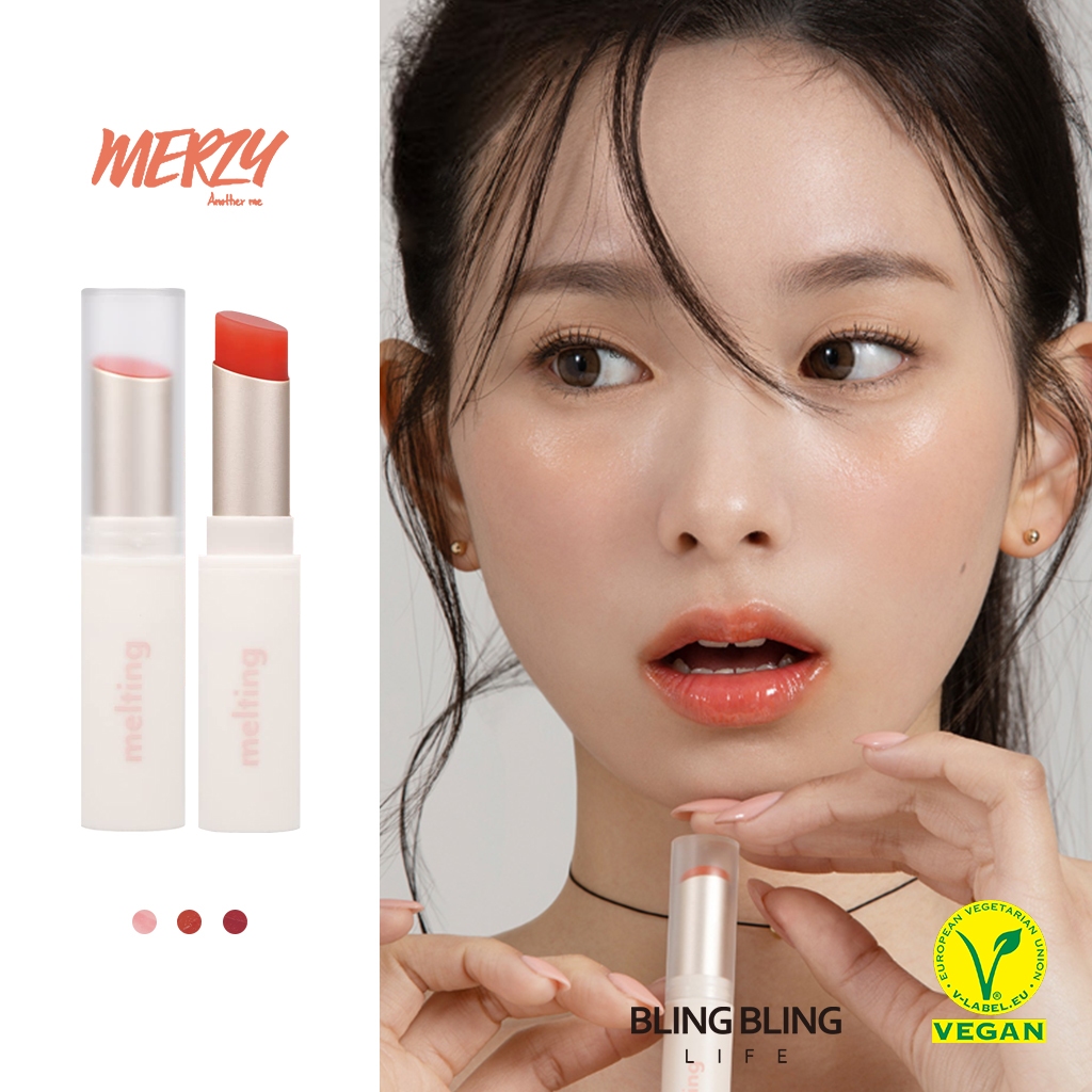 MERZY Glow Melting Tinted color lip balm 4g | Shopee Philippines