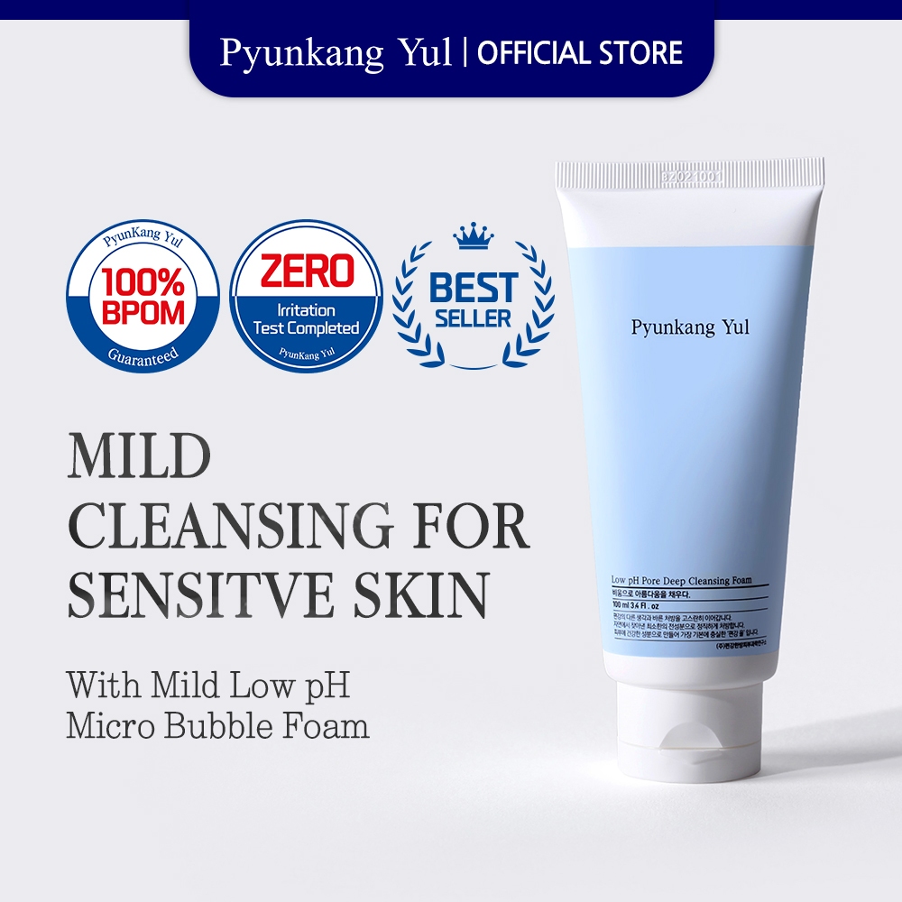 [Pyunkang Yul OFFICIAL] Low PH Pore Deep Cleansing Foam 100ml | Shopee ...