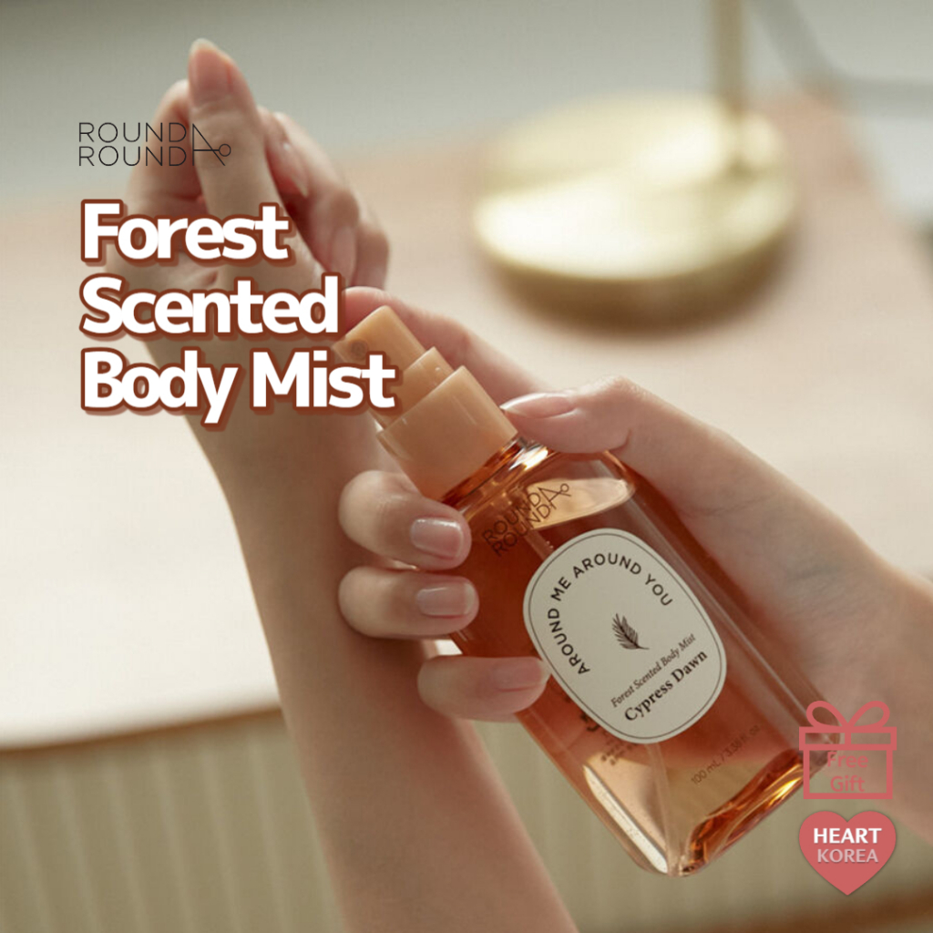 ROUND A'ROUND Forest Scented Body Mist hair mist (6 scents) Round ...