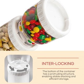 LOCKNLOCK Interlock Kitchen Canister 1L Stackable Container | Shopee ...
