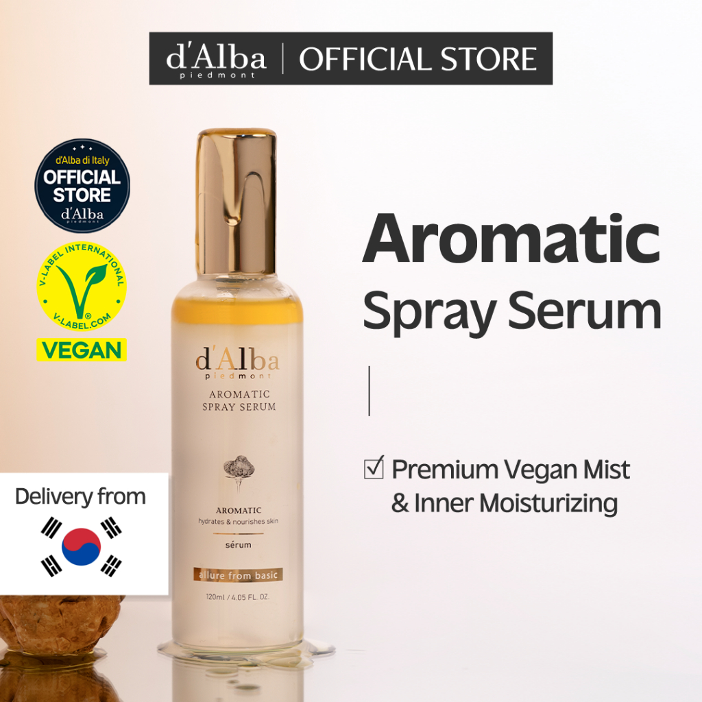 [D'ALBA OFFICIAL] White Truffle Aromatic Spray Serum 60ml & 120ml ...