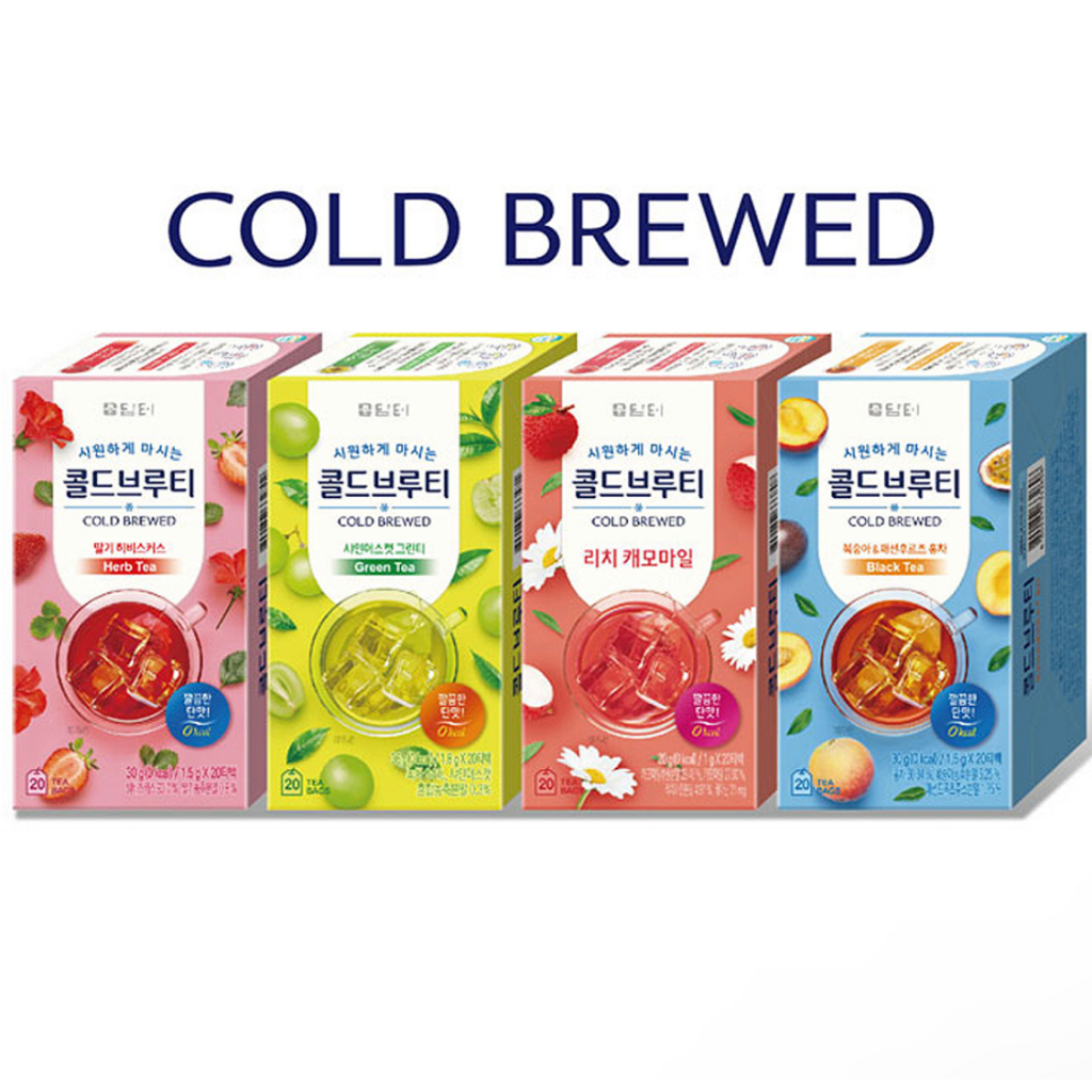 [Damtuh] Tea Bag Series Healthy Fruit Tea 0Kcal Cold Brewed Tea 3 ...